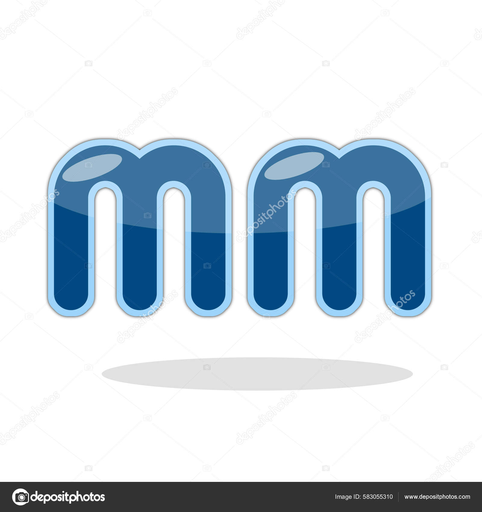 Illustration Image Twin Letters — Stock Photo © Js77 #583055310