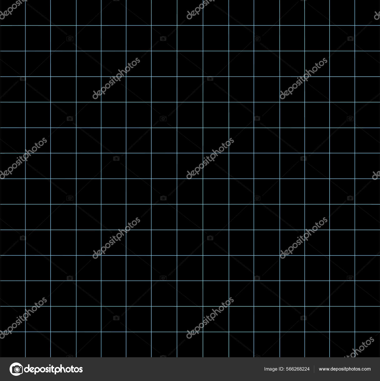 Black Grid Notebook Paper Texture Clean Squared Blank Sheet Vector ...