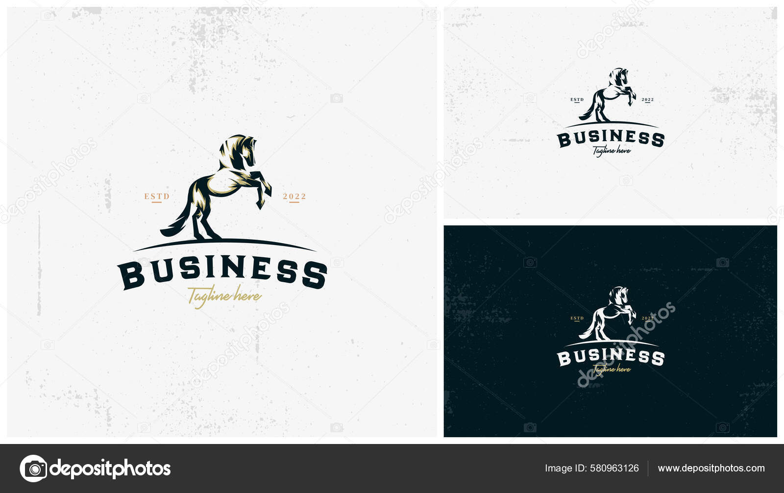 Classic Elegant Horse Logo Stock Vector Image by ©mineart1995 #580963126