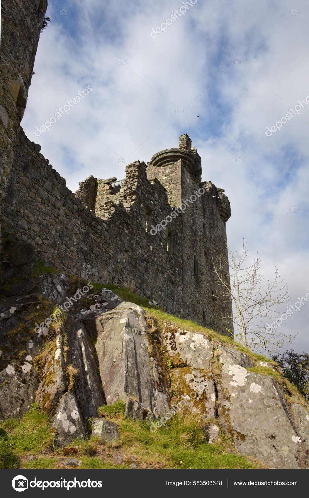 Kilchurn Castle Built Mid 1400S Sir Colin Campbell 1St Lord — Stock ...