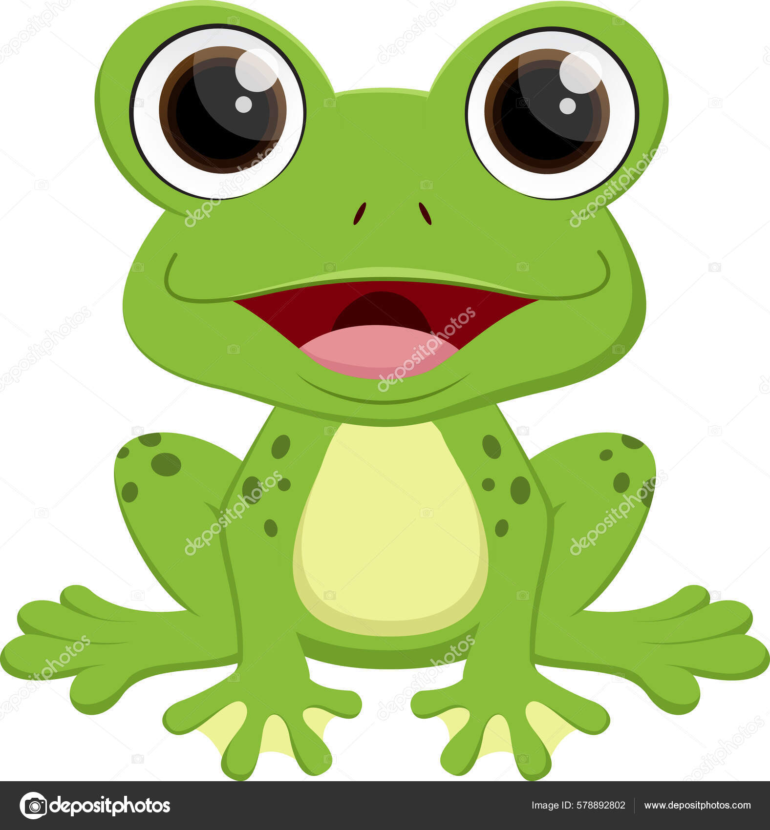 Clipart De Grenouille Mignonne Grenouille Clipart PNG, Images Clipart