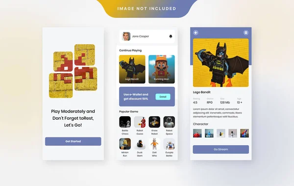 Store Clothing Design Template Vector Suitable Designing Application Android Ios Stock Vector ...