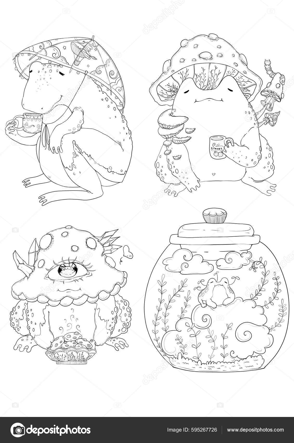 Cottagecore Coloring Pages Coloring Pages