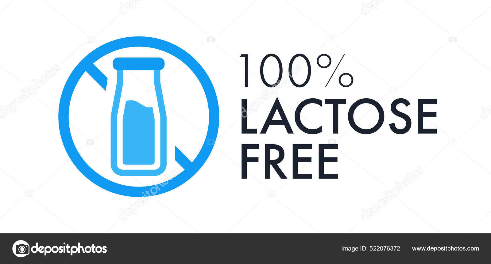 Lactose free label isolated on white background Stock Vector by ©VI6277 ...