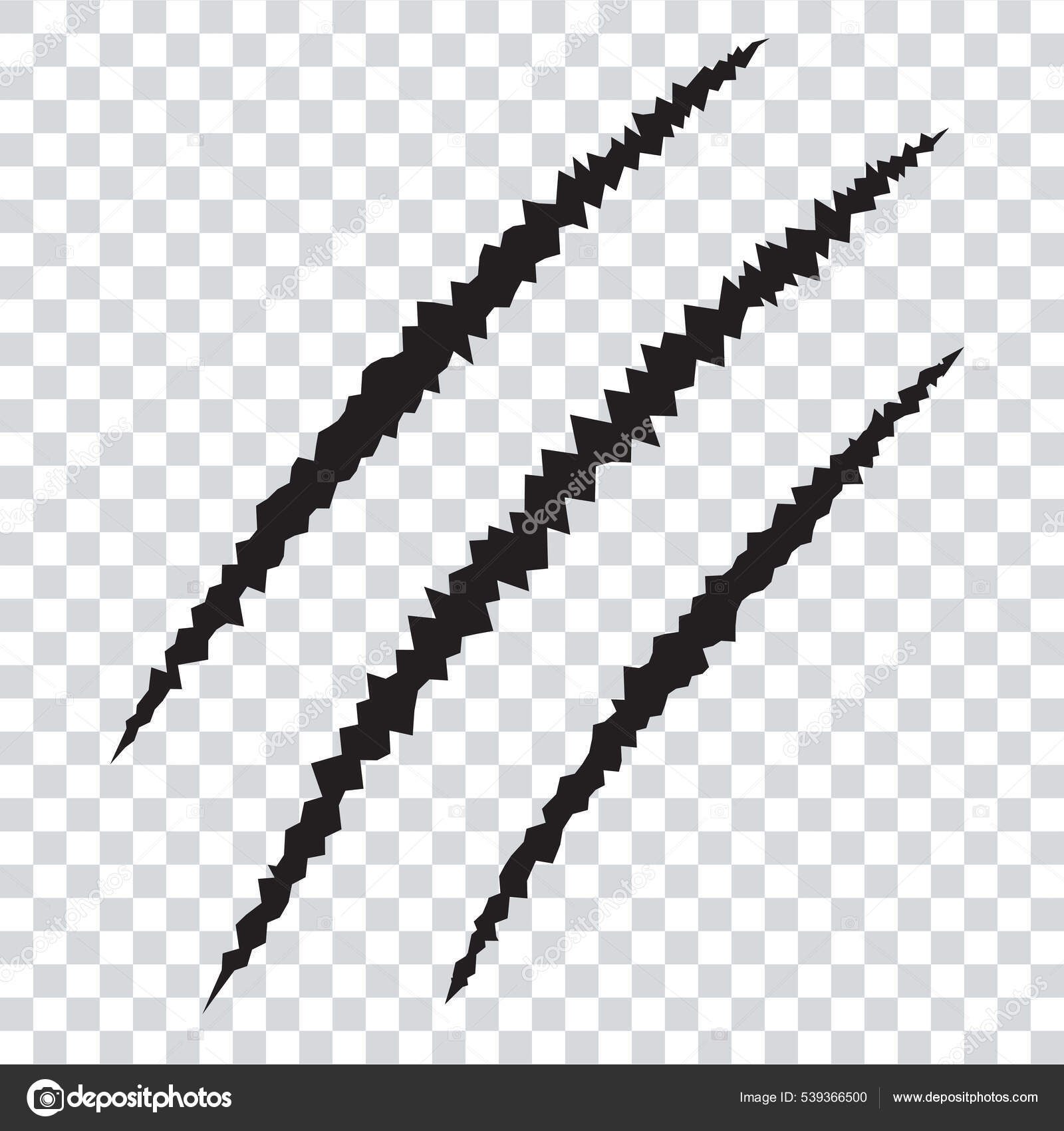 Cat scratch on transparent background Stock Vector Image by ©VI6277 ...