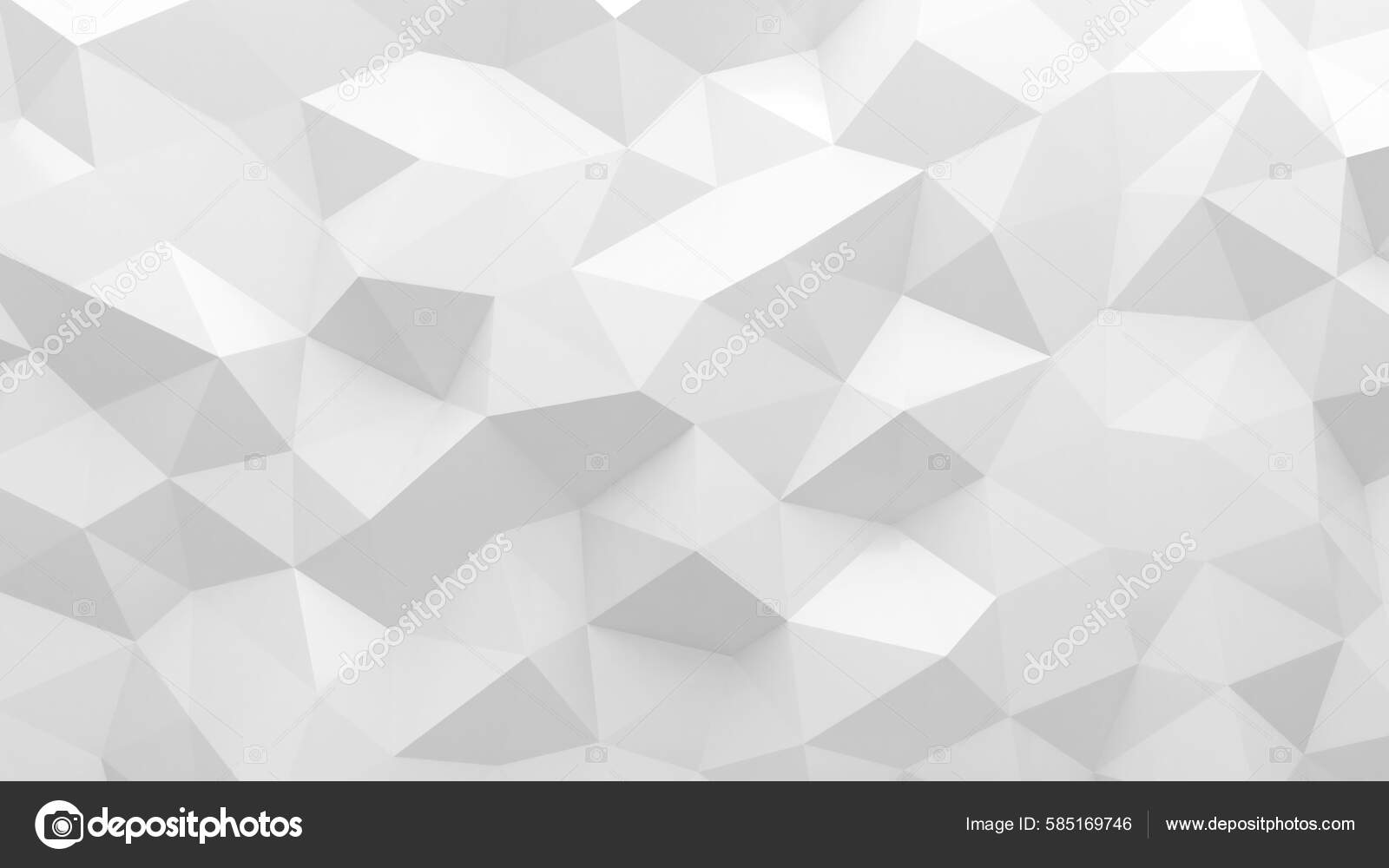 Abstract Background White Triangle Geometric Background Rendering ...