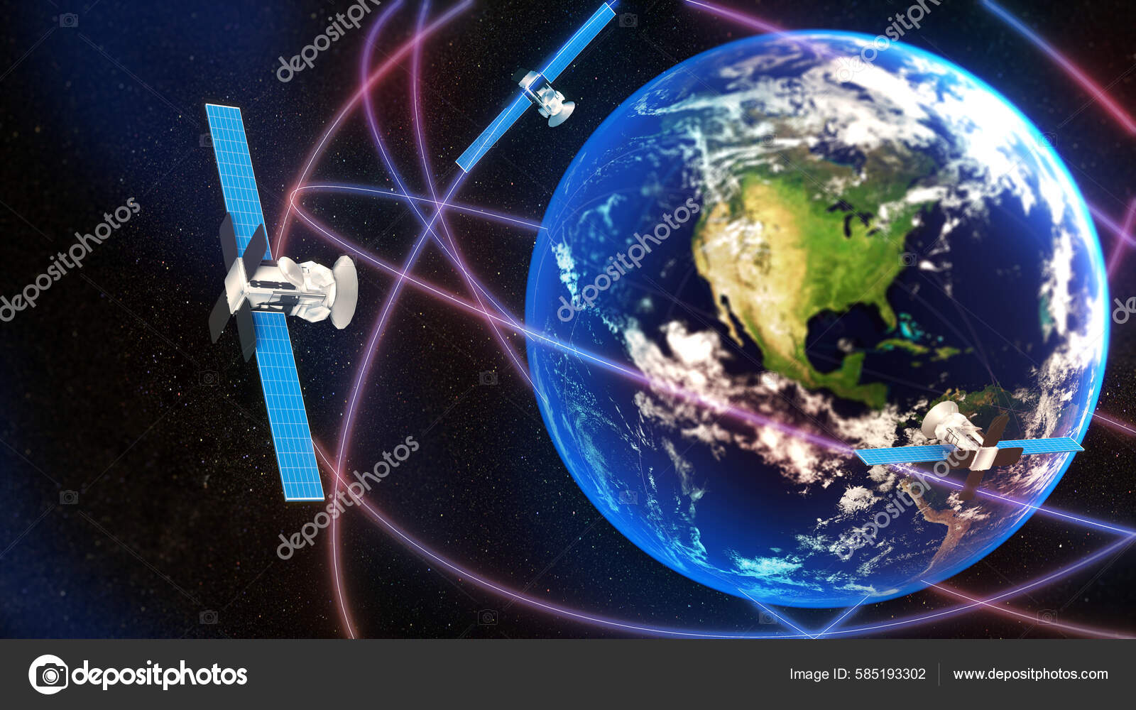 Global Navigation Satellite System Gnss General Word Satellite ...