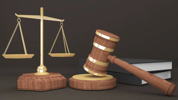 Golden Scales Justice White Background Fair Judgment Court Judge