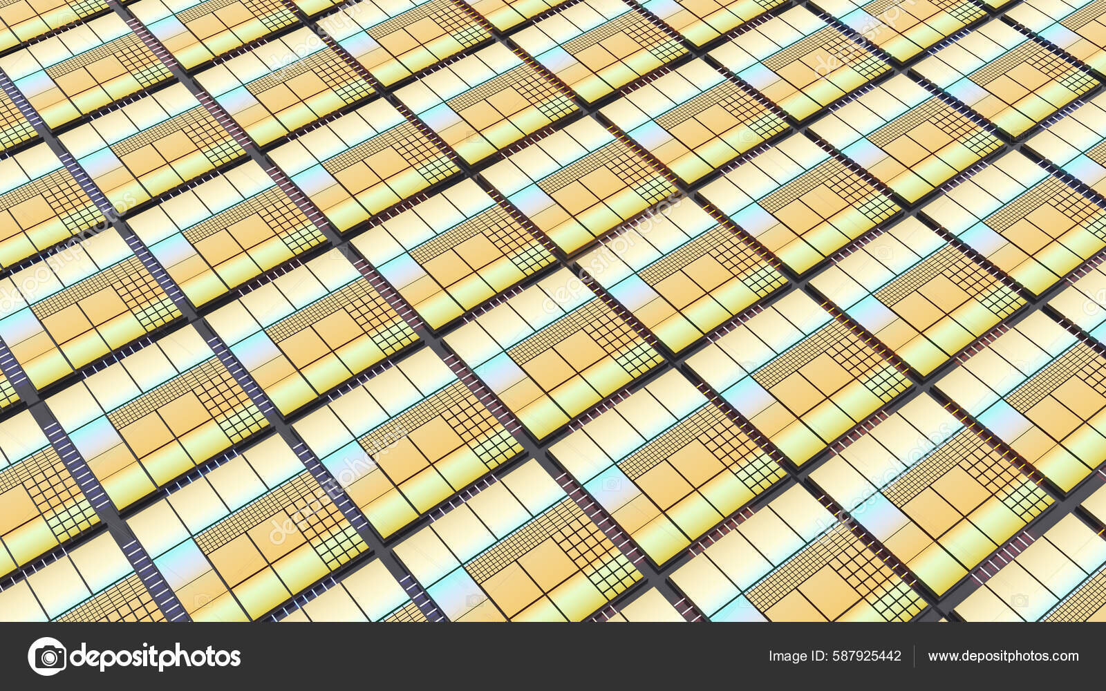 Cpu Wafer Technology Central Processing Unit Working Processing ...