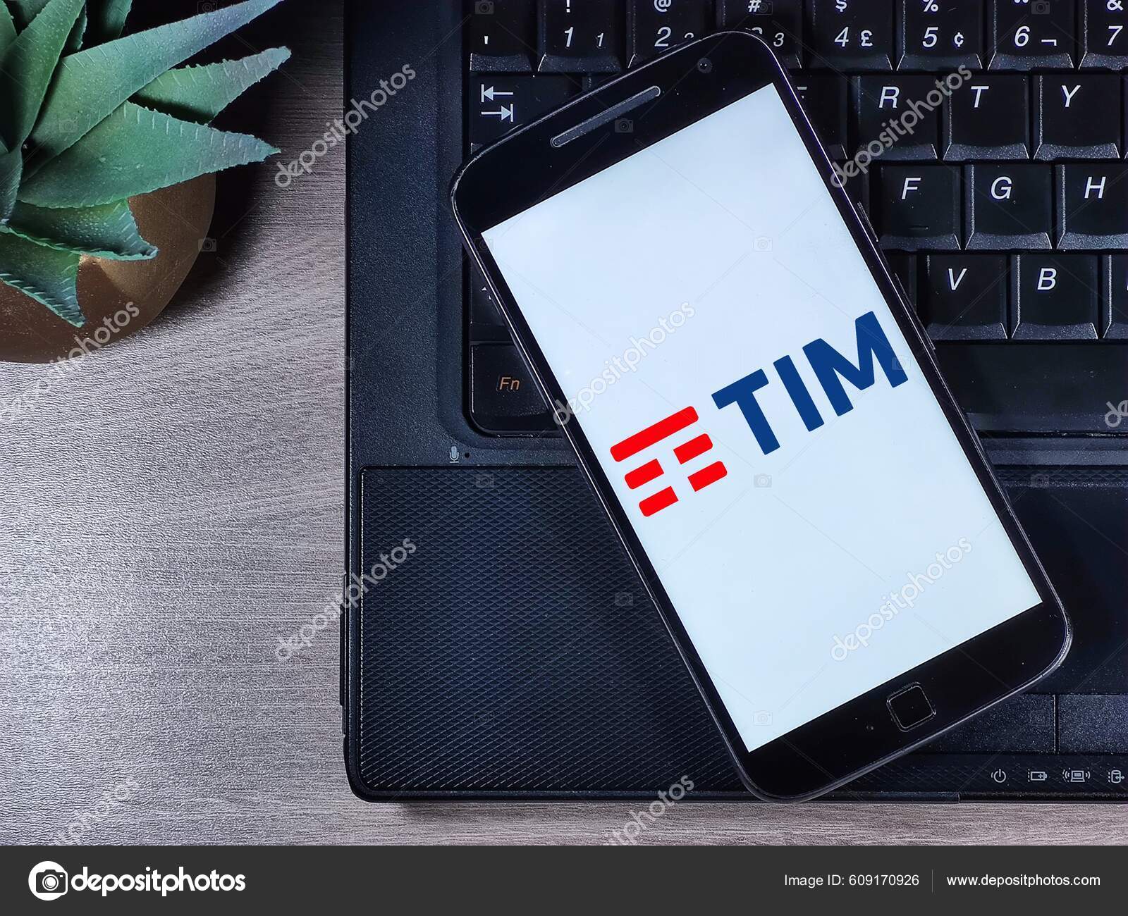 Tim Logo Smartphone Screen Tim Acronym Telecom Italia Mobile Cell ...