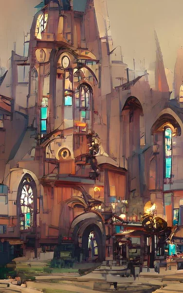 Fantasy Architecture Concept Art