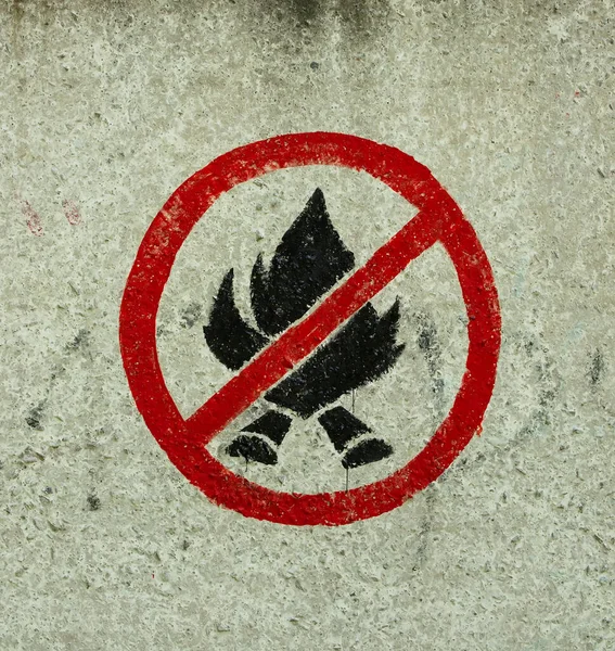 Sign prohibited fire Stock Photos, Royalty Free Sign prohibited fire ...