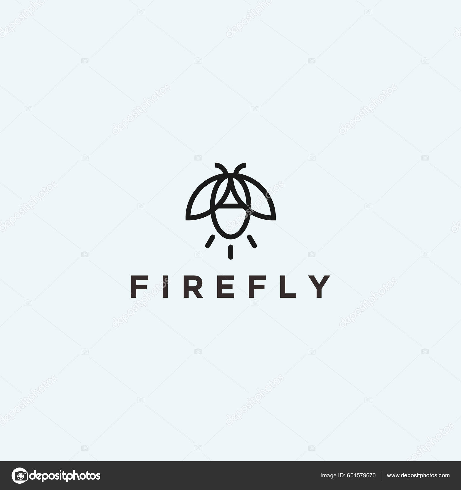 Firefly Logo Design Vector Illustration Stock Vector Image by ©fandana ...