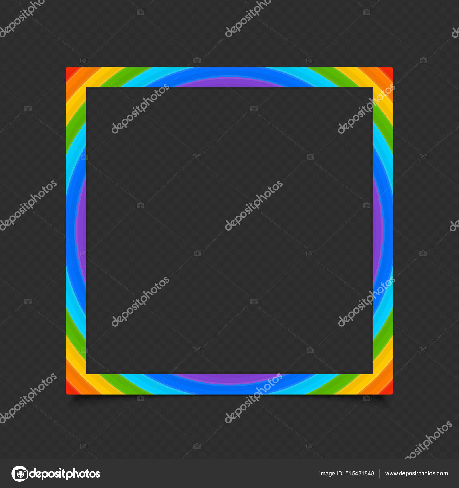 Rainbow photo frame. Stock Vector Image by ©art-sonik #515481848