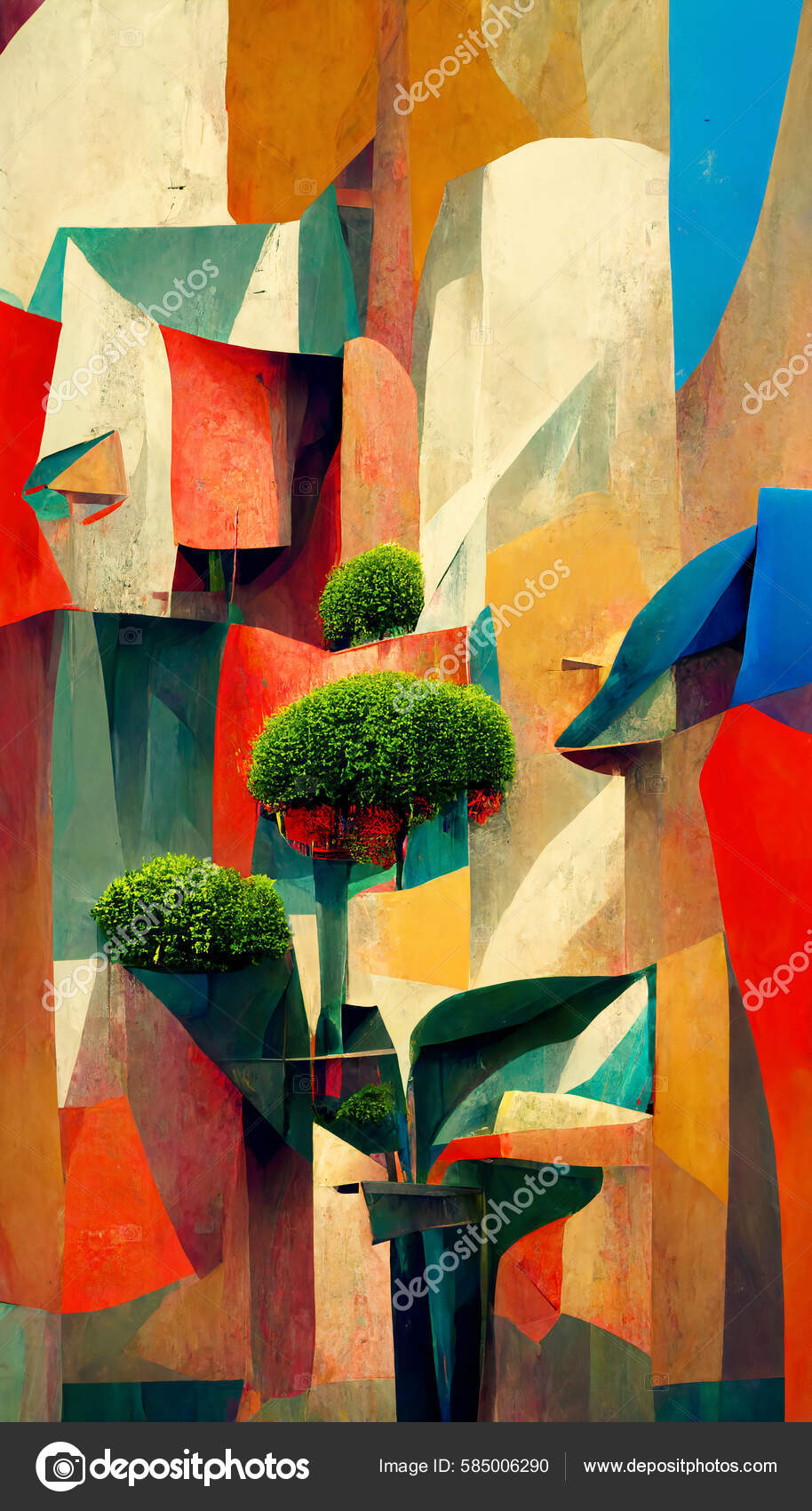 Cubism Flowers