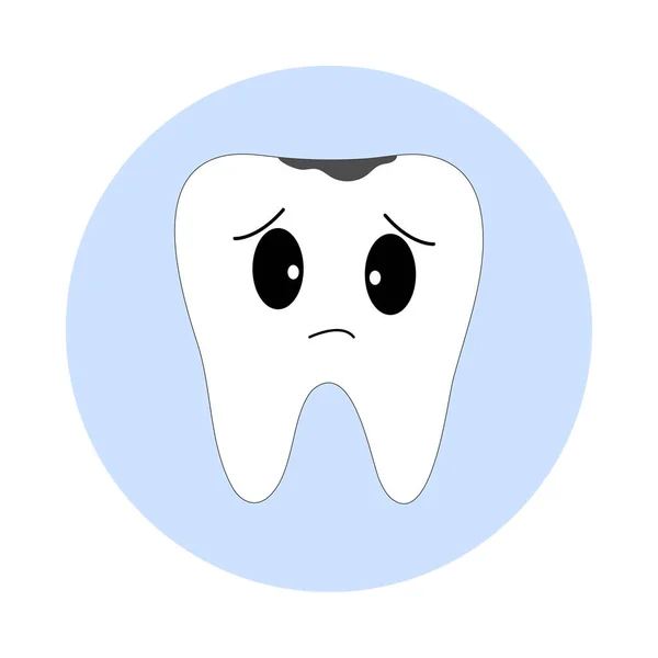 Sad Tooth Clip Art