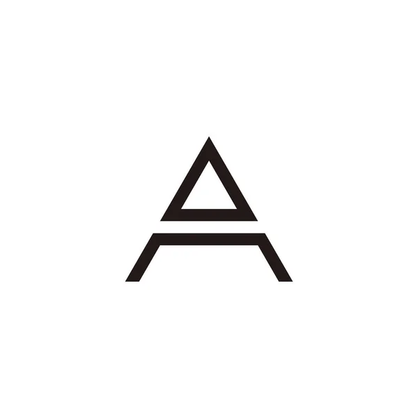 Aa Logo Circle And Triangle