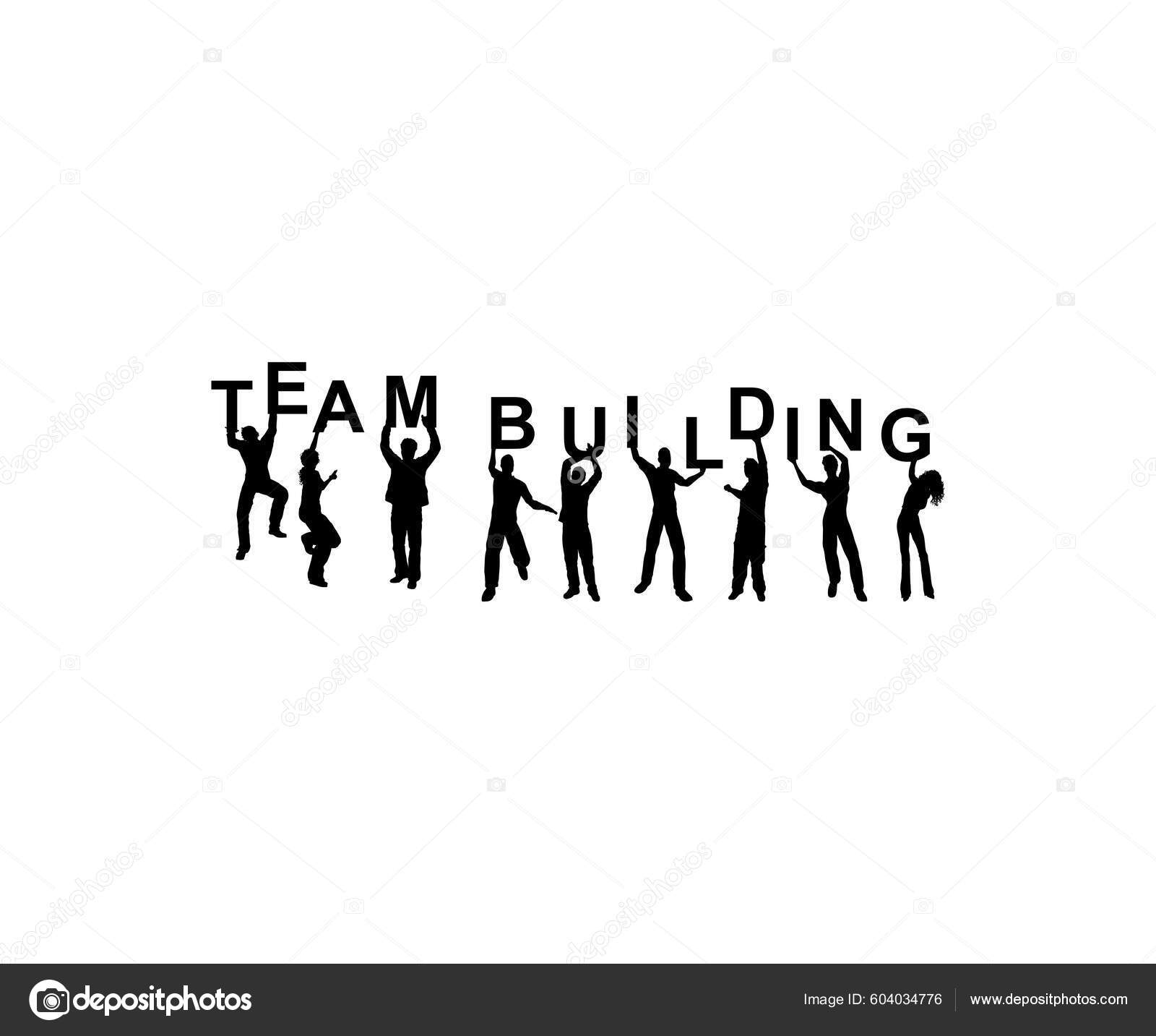 Team Building Concept Group People Gather Work Together Get Good Stock ...