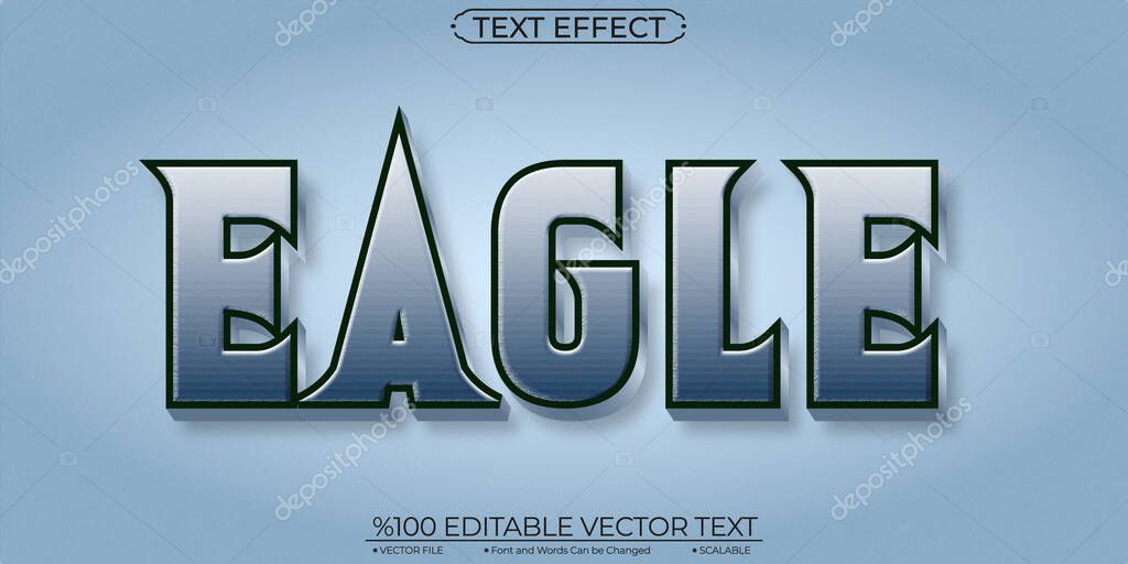 Blue Eagle Editable Scalable Text Effect ©LunaMedia 588780262'e ait ...