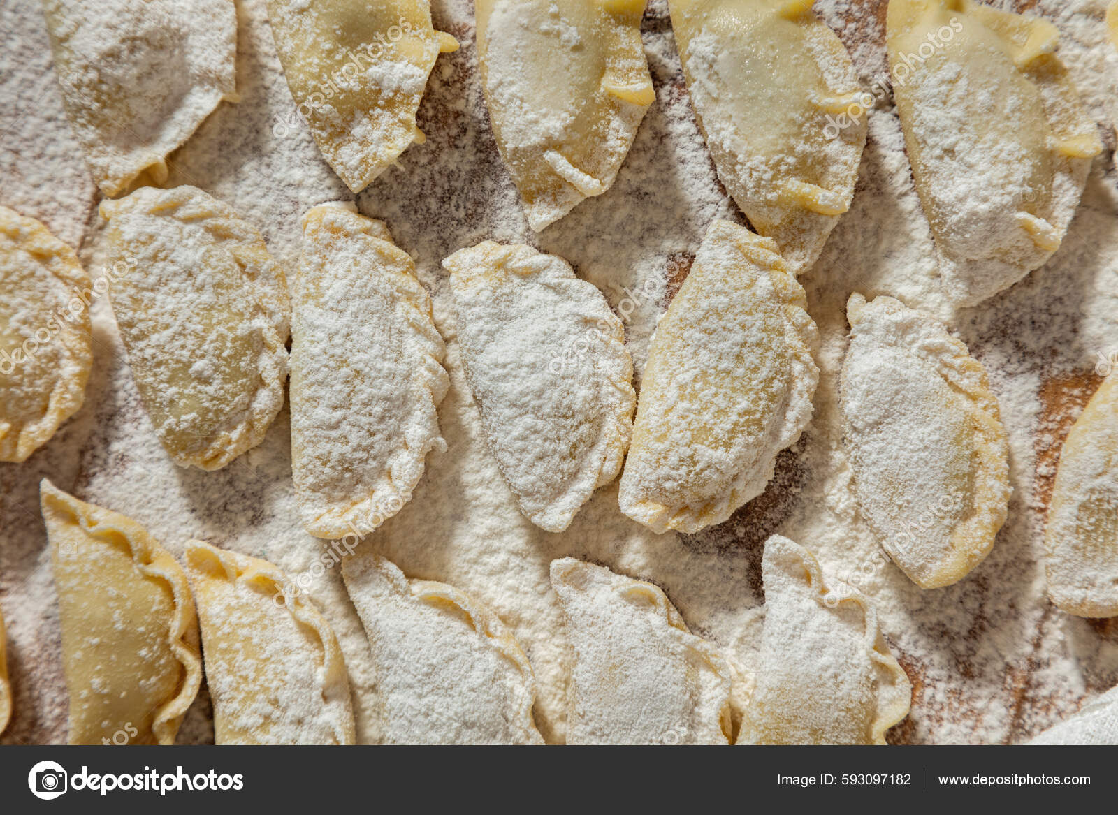 Assorted Dumplings Different Fillings Dumplings Various Shapes Fillings ...