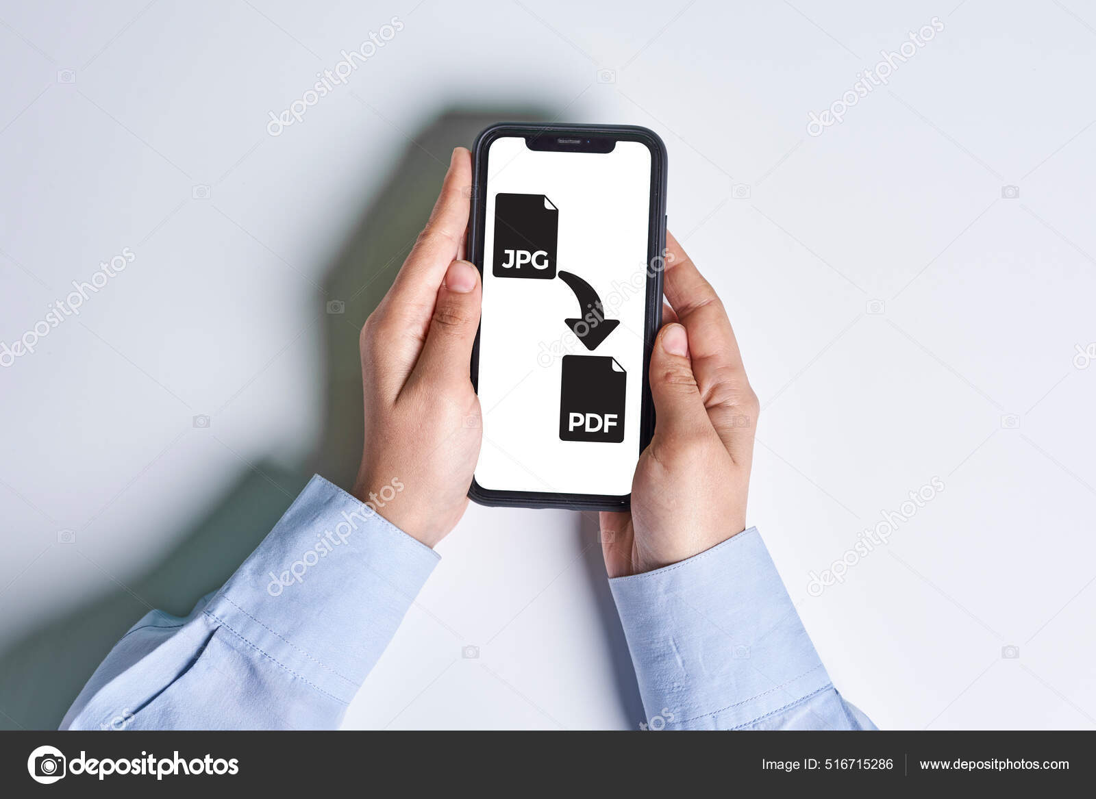 Jpg to Pdf converting on mobile phone — Stock Photo © golib.tolibov ... Jpg to Pdf converting on mobile phone — Stock Photo © golib.tolibov ...