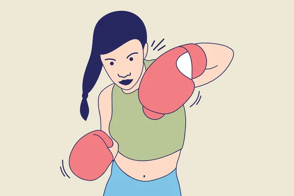 7,672,616 Comic cartoon woman punching Vector Images | Depositphotos