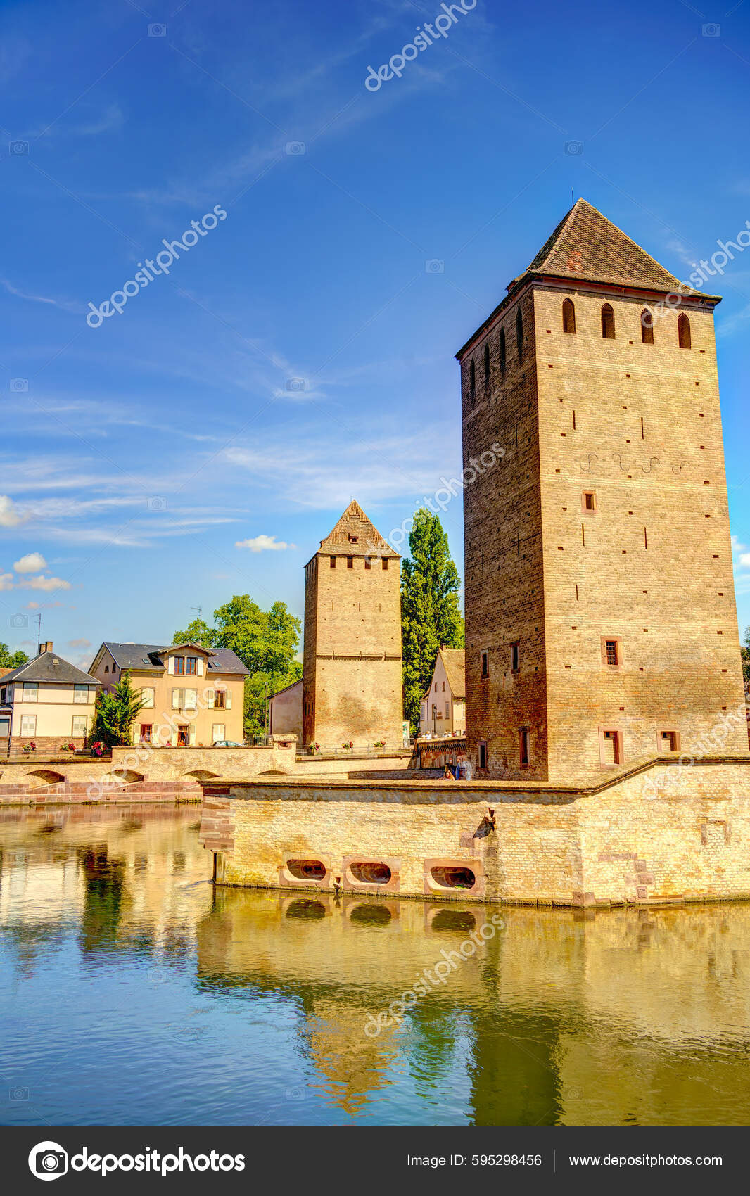 Strasbourg France June 2022 Historical Center Sunny Weather Stock