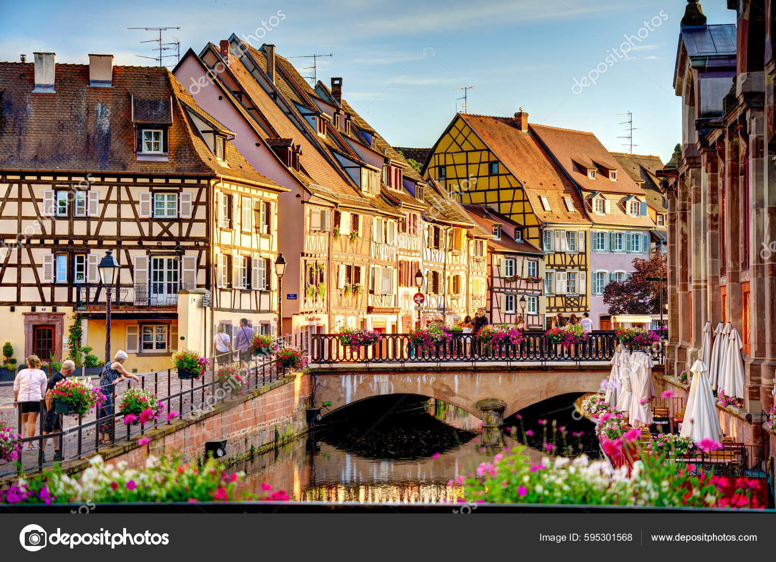 Strasbourg France June 2022 Historical Center Sunny Weather Stock