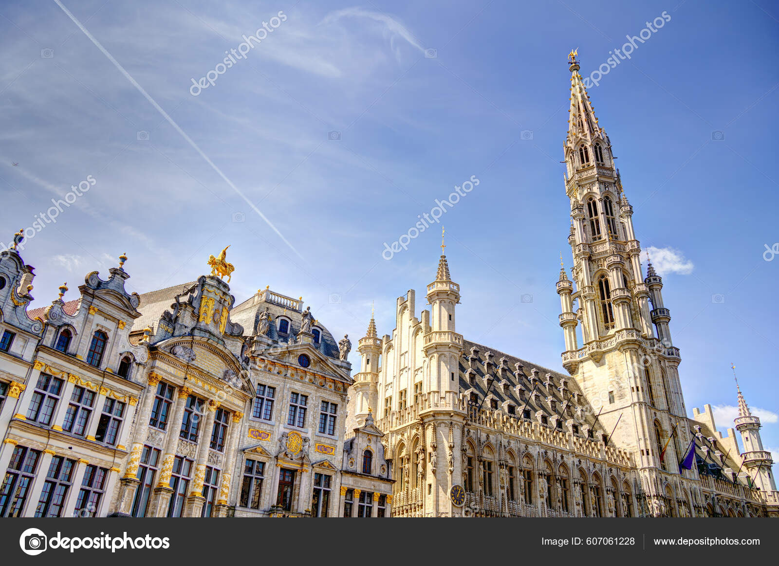 Brussels Belgium July 2014 Historical Center Sunny Weather — Stock ...