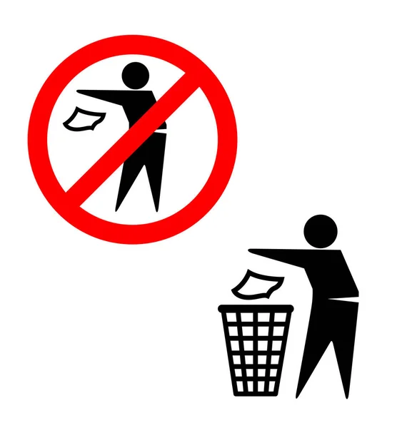 No Throwing Sign