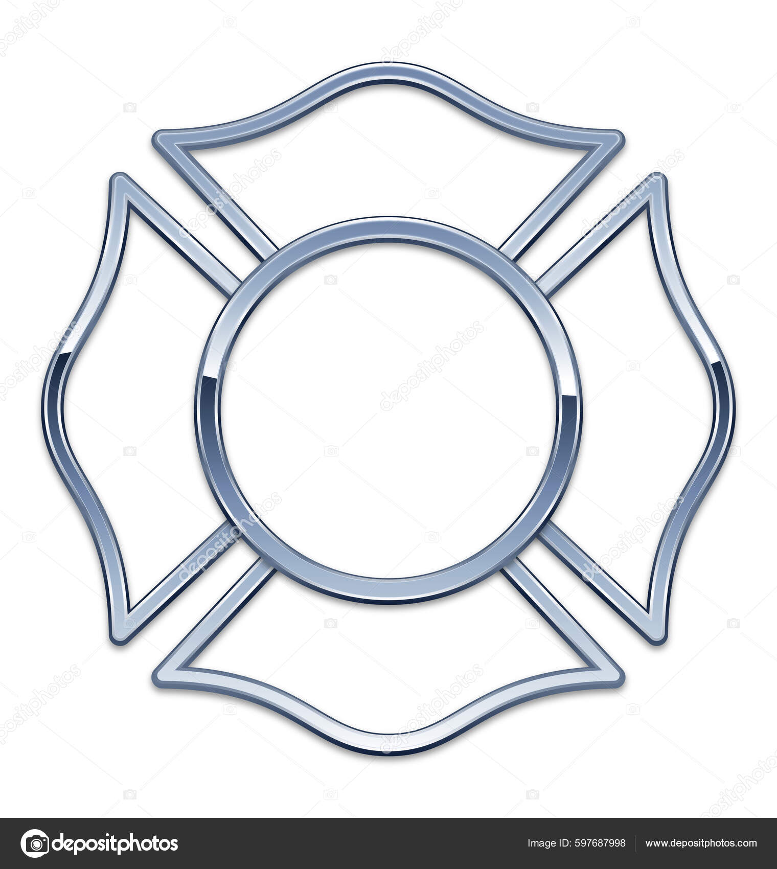 Fire Rescue Emblem Vector