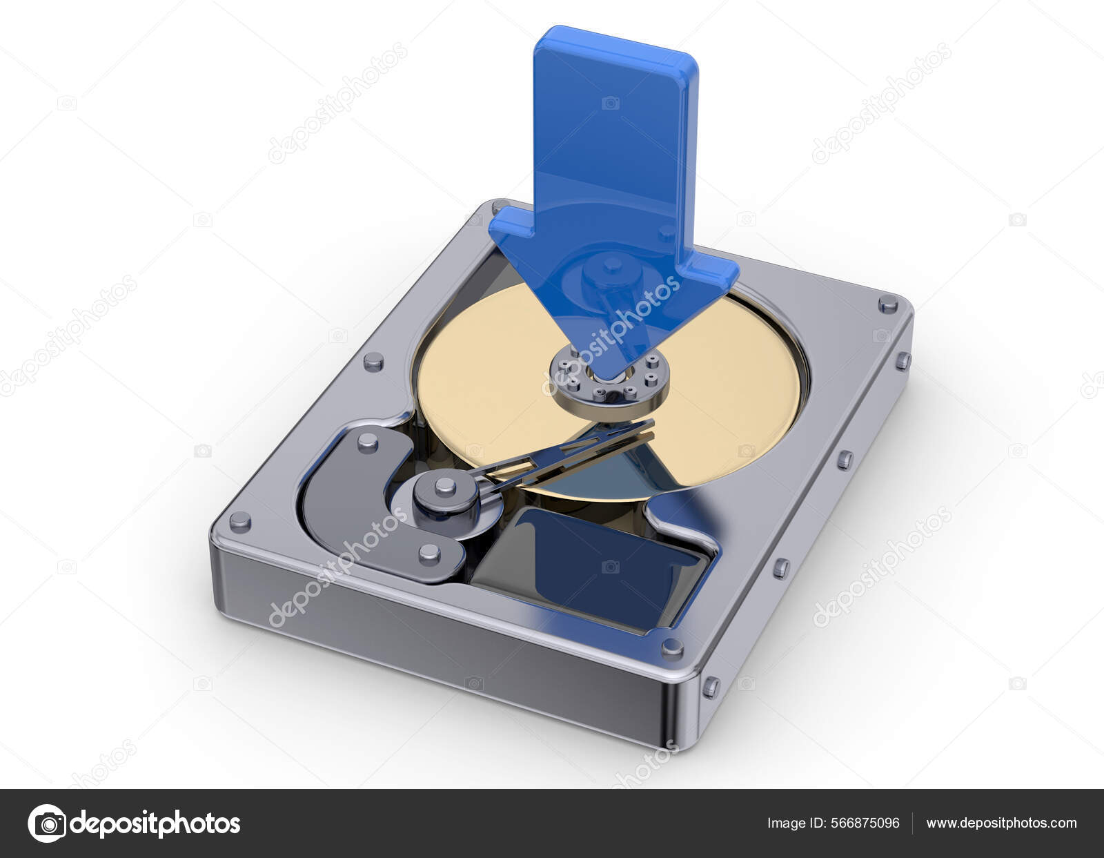 Hard Disk Download Concept — Stock Photo © gmac84 #566875096