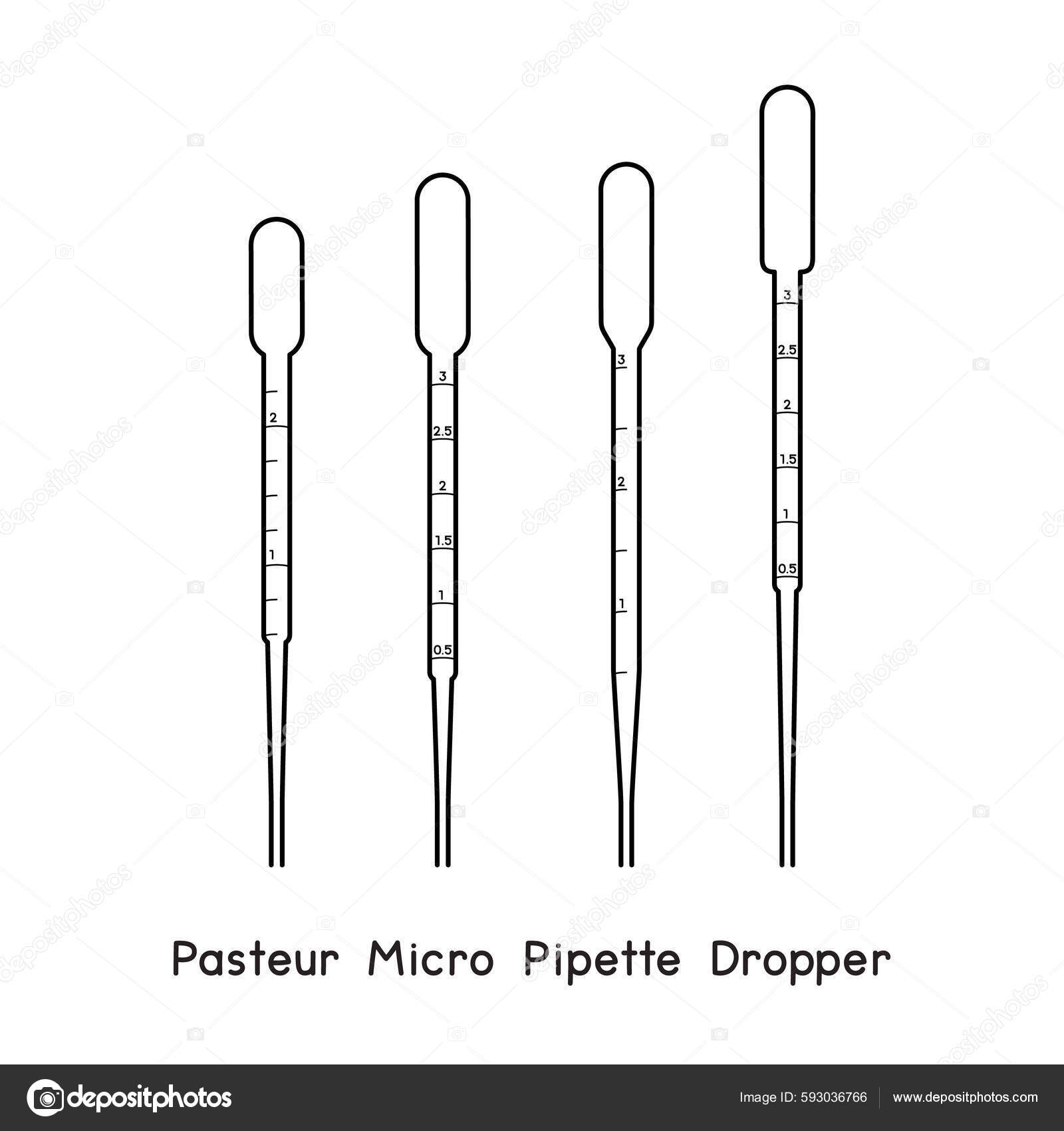 Pipette Laboratory Apparatus Drawing