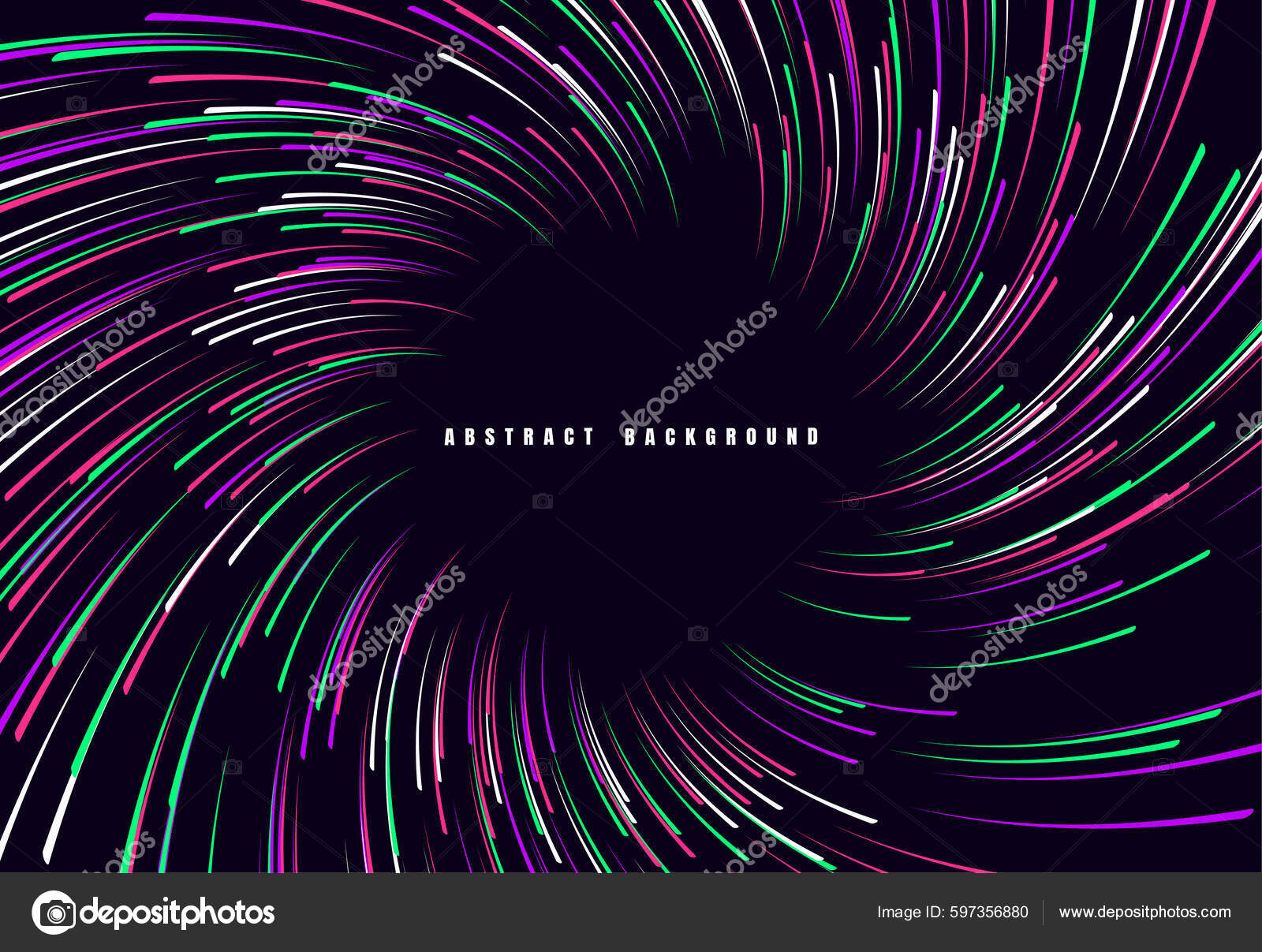 Lines Composed Twist Glowing Backgrounds Abstract Vector Background — stockvektor av ...