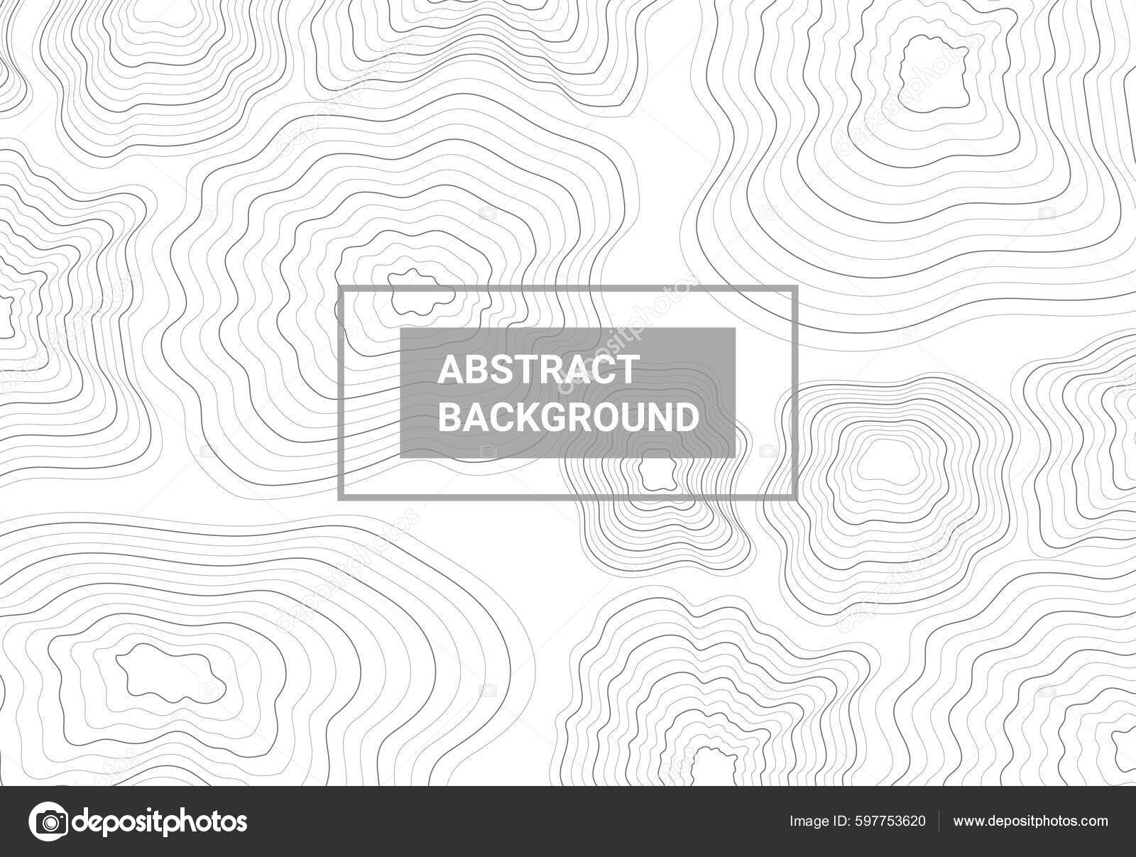 Landscape Geodesy Topography Map Background Line Mountain Texture ...