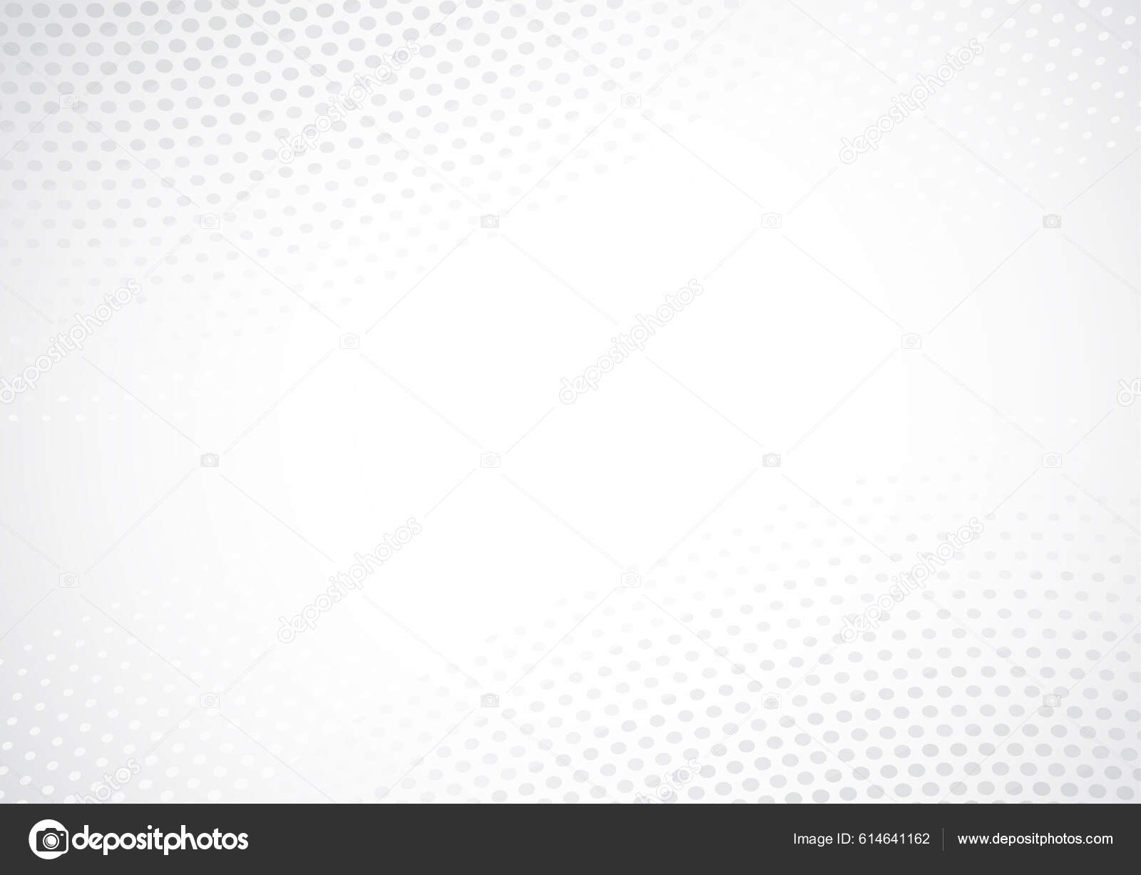 Modern Halftone White Grey Background Decorative Web Concept Banner ...