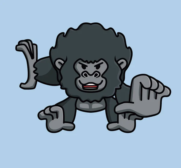 Angry Great Apes
