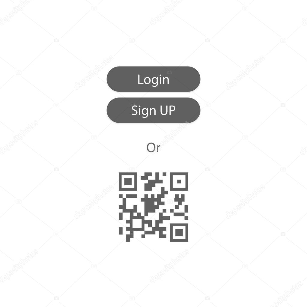 Sign in to account, user authorization, login authentication page concept. Laptop with login and ...