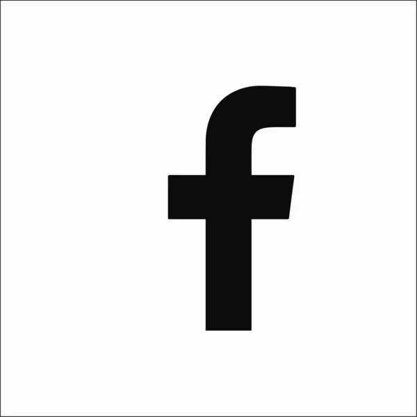 Black Facebook F Logo