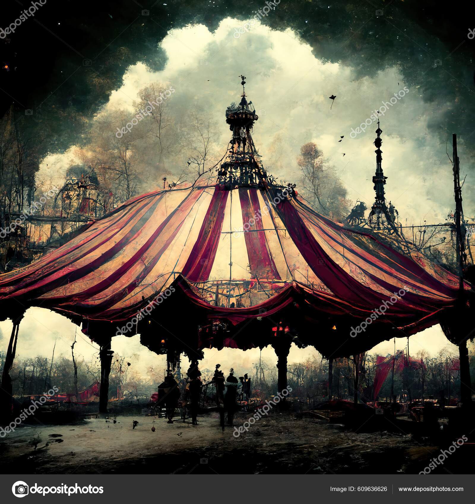Dark Carnival Tent