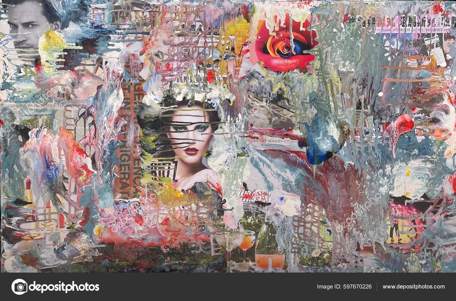 Sensationalism Original Sustainable Mixed Media Eco Fine Art J'atelier9 ...