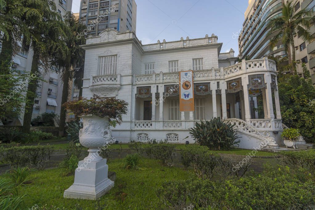 Santos, Brazil. June 5, 2022. Benedicto Calixto art gallery ...