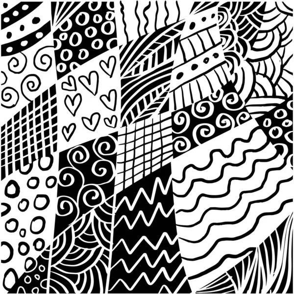 Hand drawing doodle pattern Vector Art Stock Images | Depositphotos