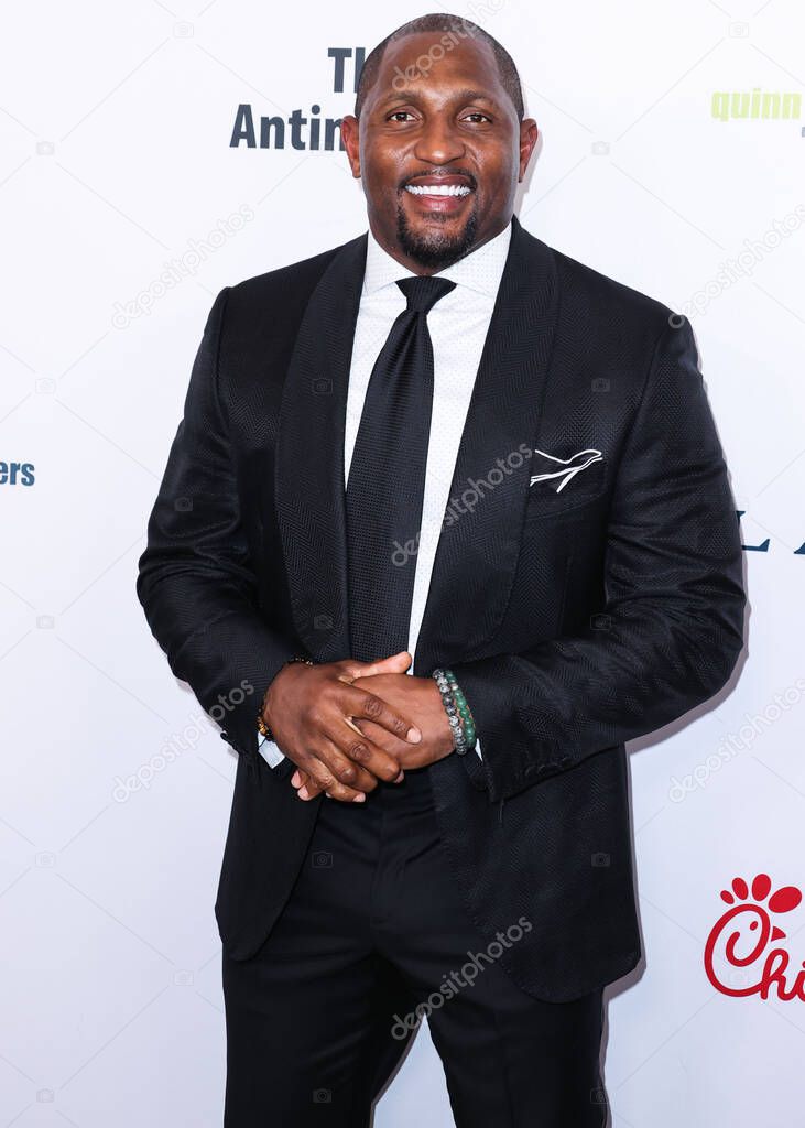 American former professional football player Ray Lewis arrives at the ...