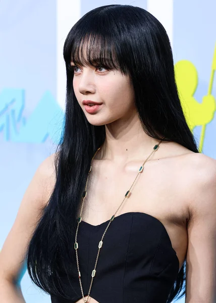 Lisa (Lalisa Manobal) of BLACKPINK arrives at the 2022 MTV Video Music Awards held at the ...