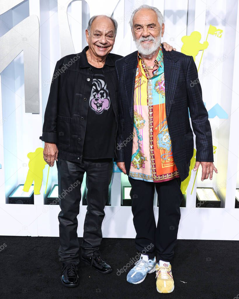 Cheech Marin and Tommy Chong of Cheech & Chong arrive at the 2022 MTV ...