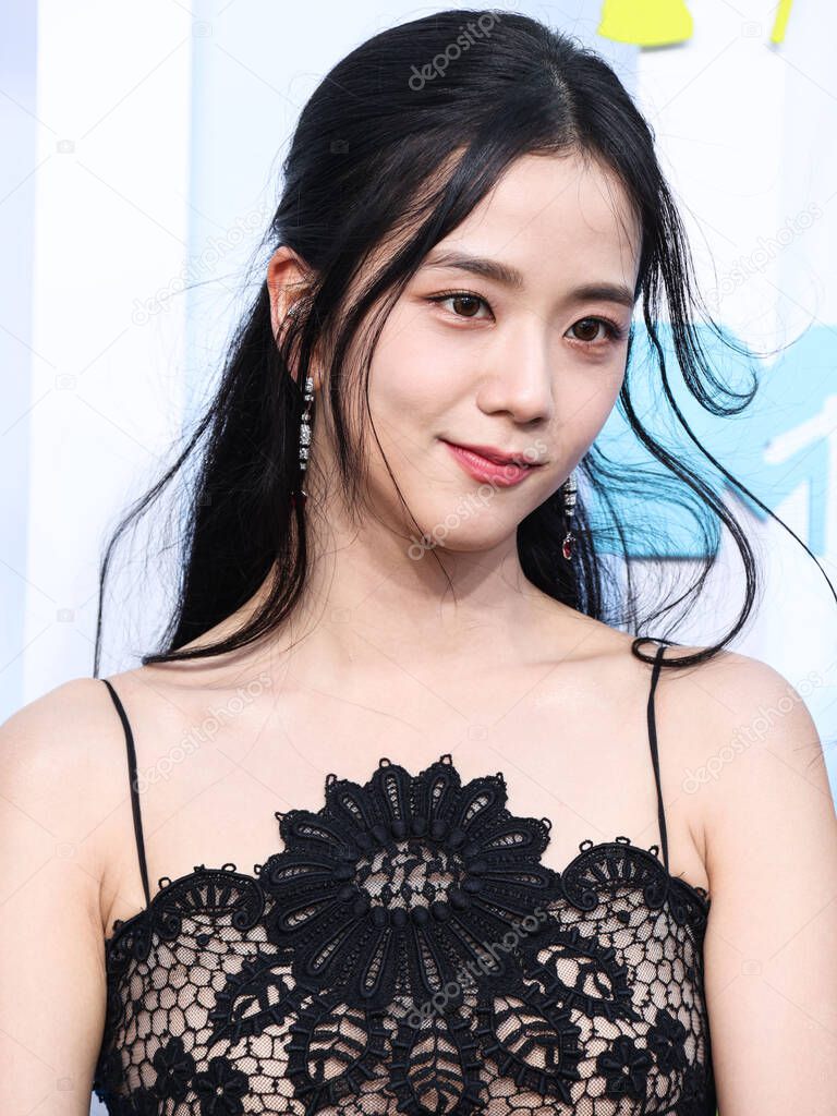 Jisoo (Kim Ji-soo) of BLACKPINK arrives at the 2022 MTV Video Music ...