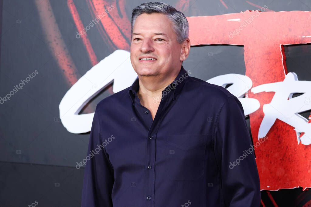 Netflix Co-Chief Executive Officer (Co-CEO) Ted Sarandos arrives at the Los Angeles Premiere Of ...
