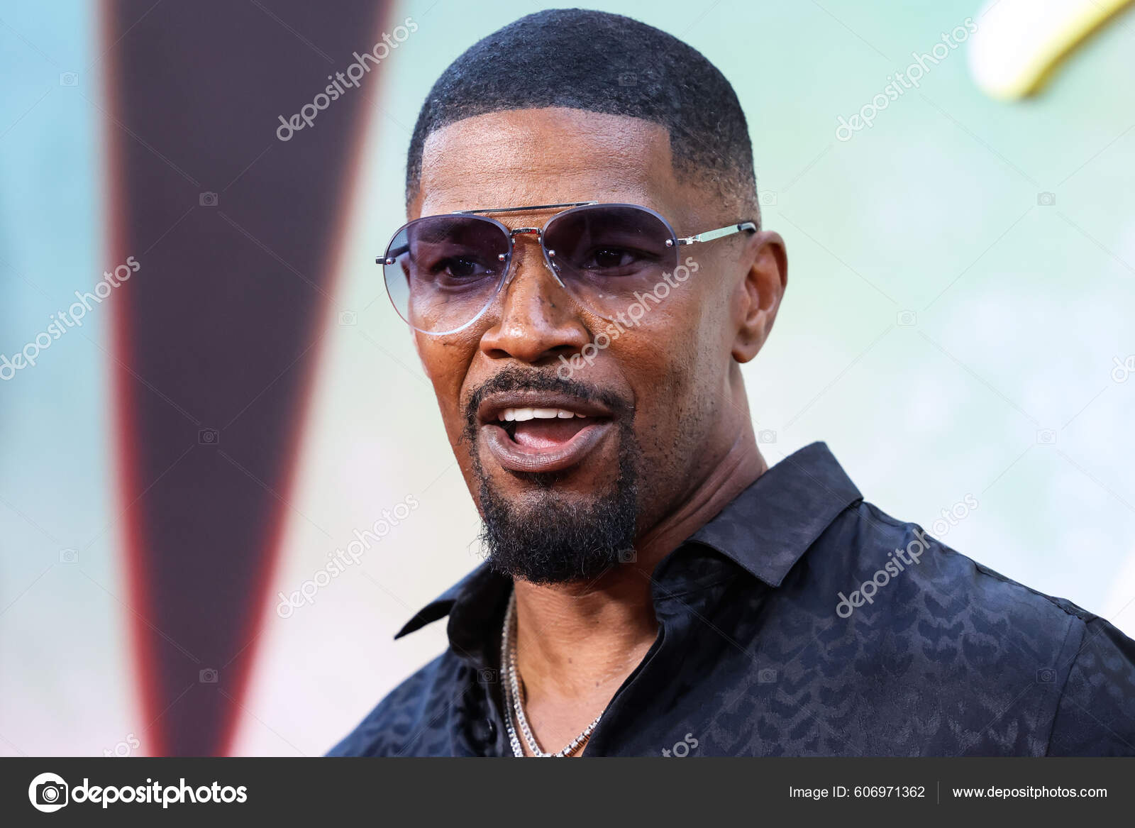 American Actor Jamie Foxx Arrives World Premiere Netflix's 'Day Shift ...