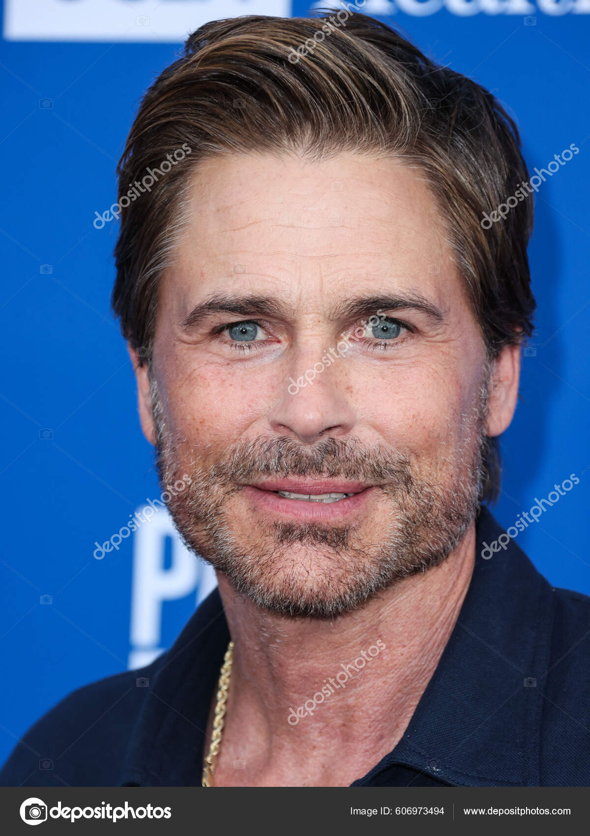 American Actor Rob Lowe Arrives Kershaw's Challenge Ping Pong Purpose ...